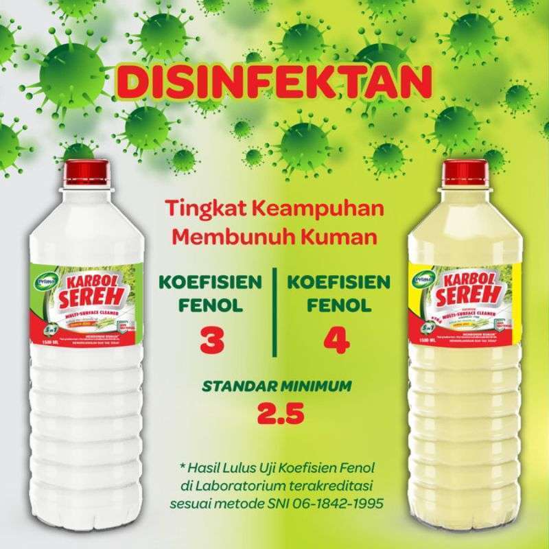 Promo Primo Karbol Sereh 1500 Ml Citronella Premium Diskon 3% Di Seller ...