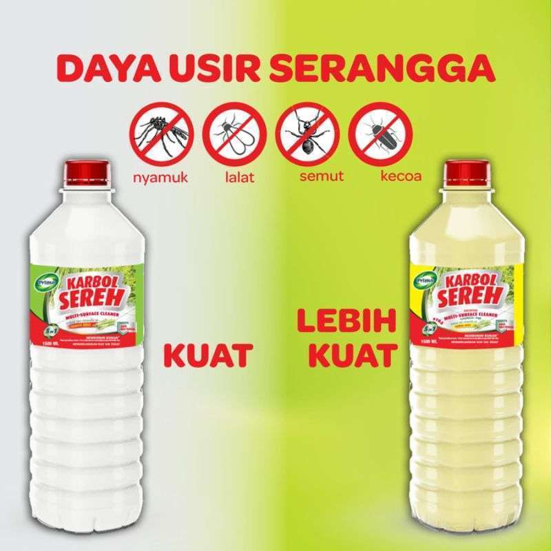 Promo Primo Karbol Sereh 1500 Ml Citronella Premium Diskon 3% Di Seller ...