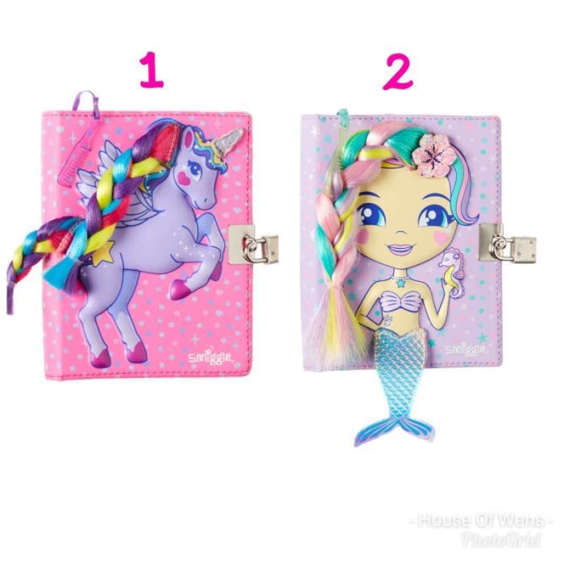 Promo SMIGGLE WISHES DOLLY SMALL LOCKABLE NOTEBOOK - DIARY SMIGGLE ...