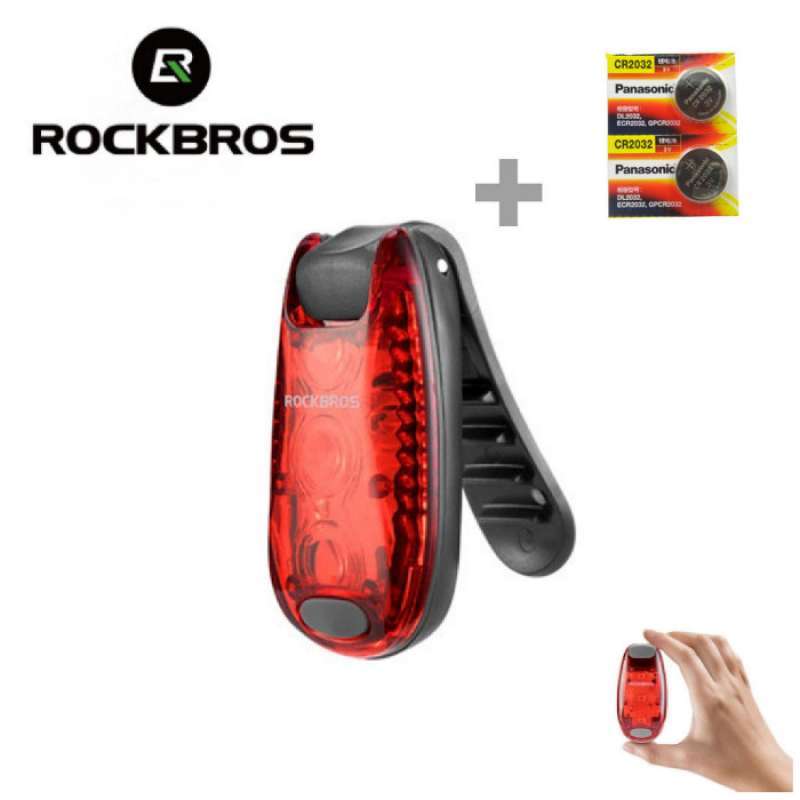 Jual Rockbros Lampu Belakang Sepeda LED Mini Serbaguna 3 Mode Original ...