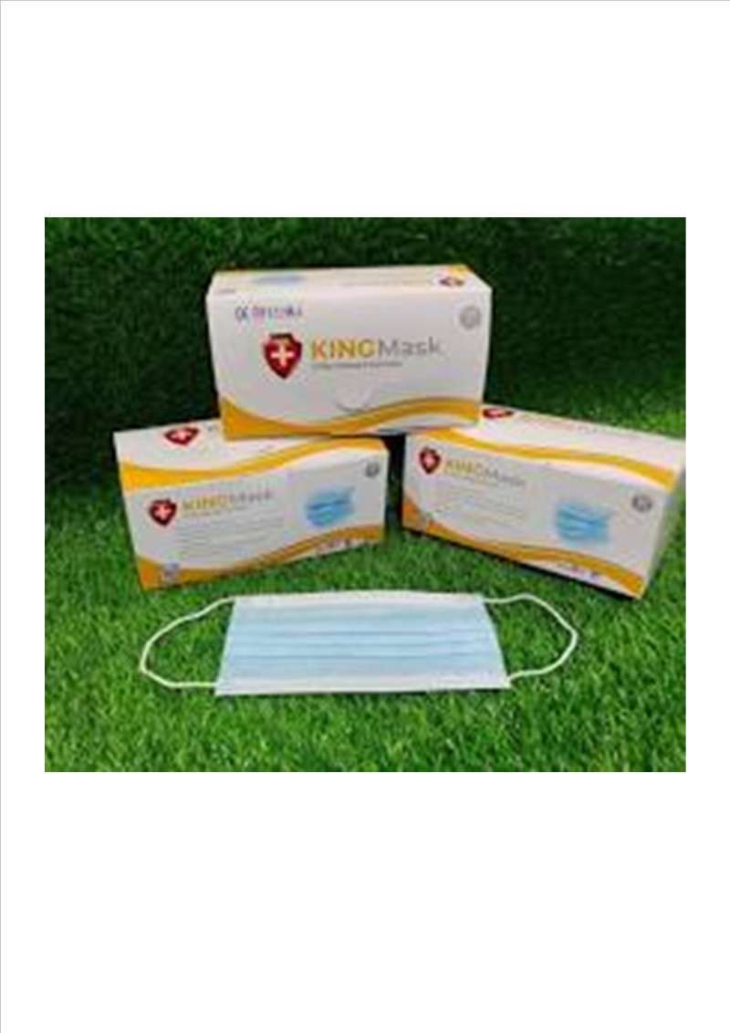 Promo Masker King Mask 3 Ply Earloop 1 Box Isi 50pcs Disposable Face ...
