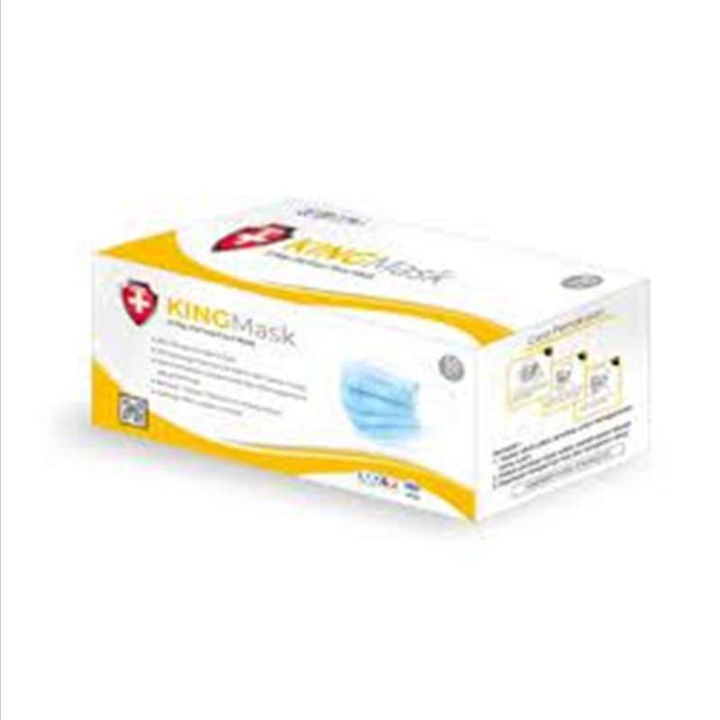 Promo Masker King Mask 3 Ply Earloop 1 Box Isi 50pcs Disposable Face ...
