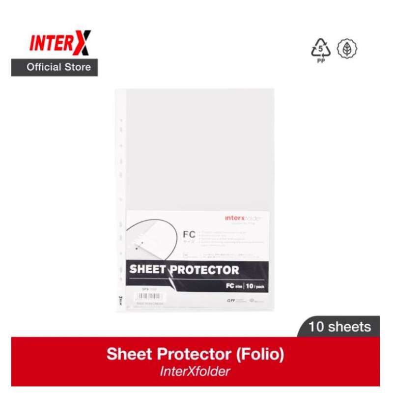 Jual InterXfolder CLEAR POCKET FOLIO ATAU SHEET PROTECTOR di Seller ...
