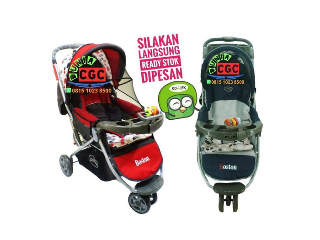 Promo Baby Stroller Pliko Boston Pk 338 Kereta Bayi 3 Roda Khusus ...
