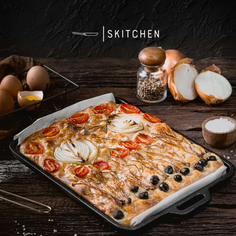 Jual Berlin Pan by SKITCHEN / Loyang Roti Besi Cor Cast Iron Premium ...