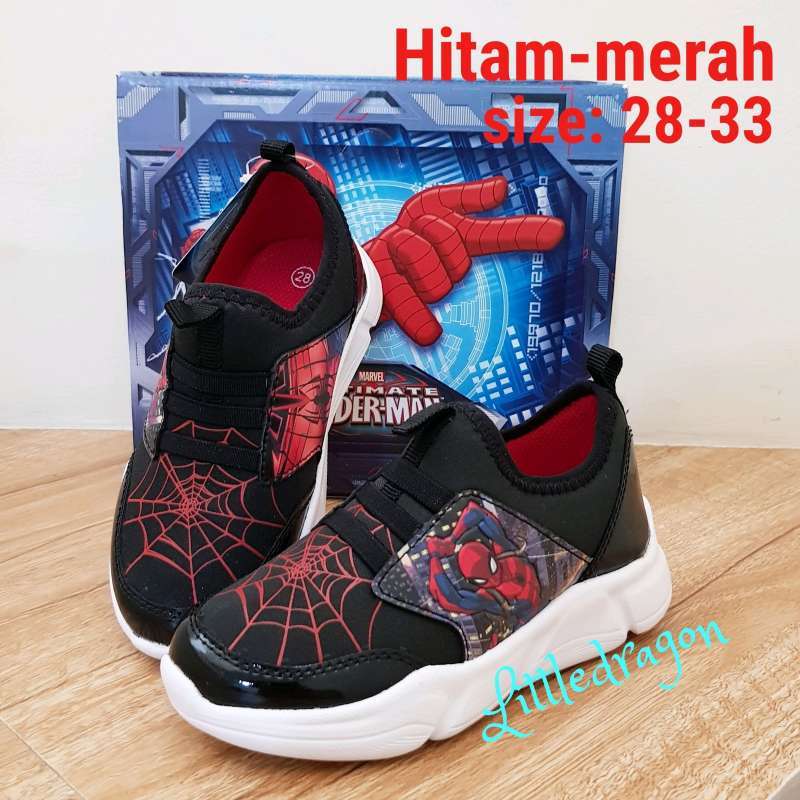 Jual sepatu Spiderman armor spider sepatu anak laki sepatu slip on anak ...
