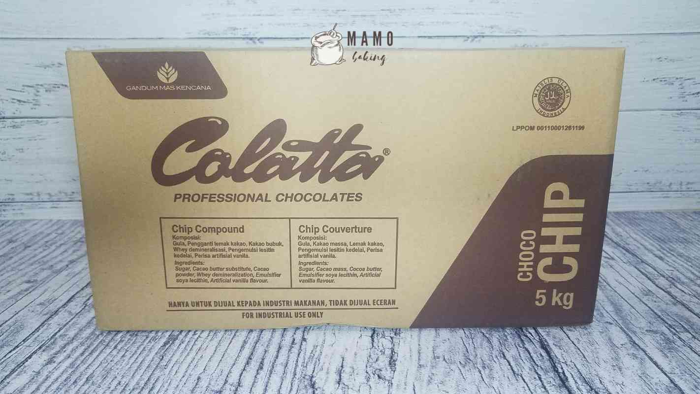 Jual Colatta Choco Chip 400 gr / Choco Chips Colata di Seller Mamo ...