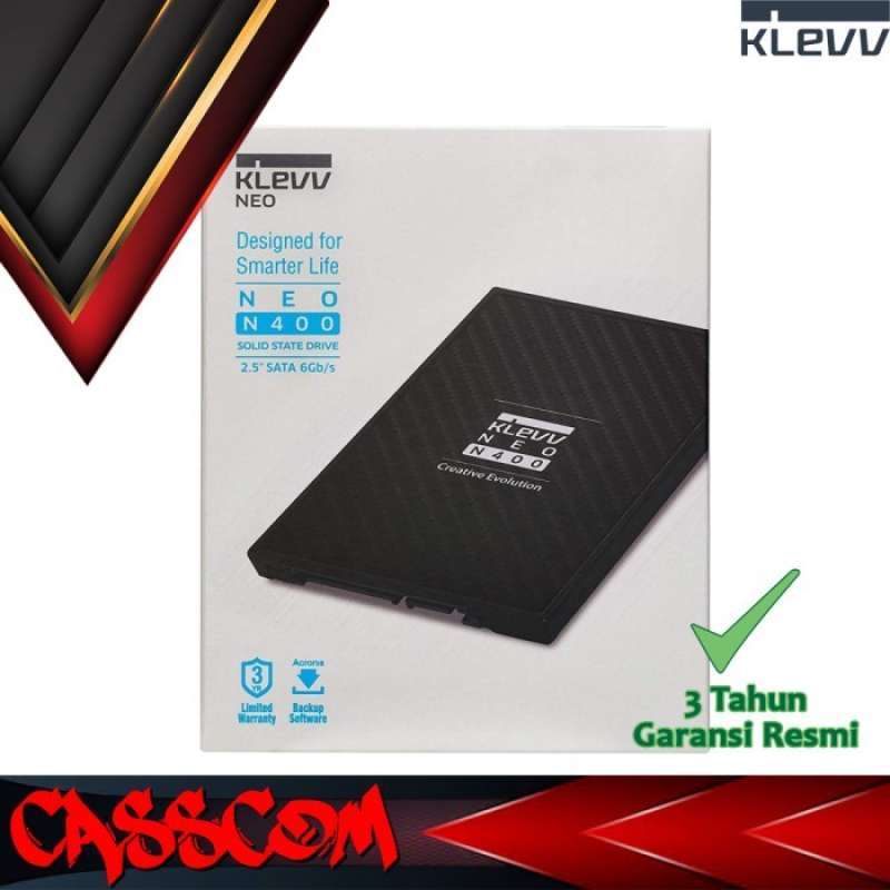 Jual SSD KLEVV NEO N400 240GB 2.5 SATA 3 di Seller CassCom - Mekarjaya, Kota Depok | Blibli