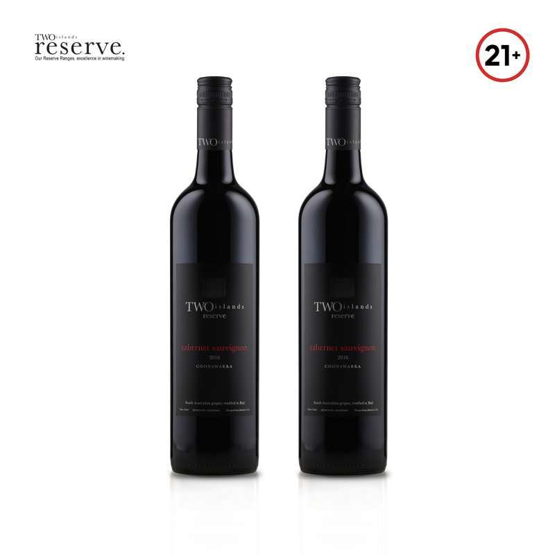 Jual Two Islands, RESERVE CABERNET SAUVIGNON, Red Wine, 750 ml, Pack 2 ...