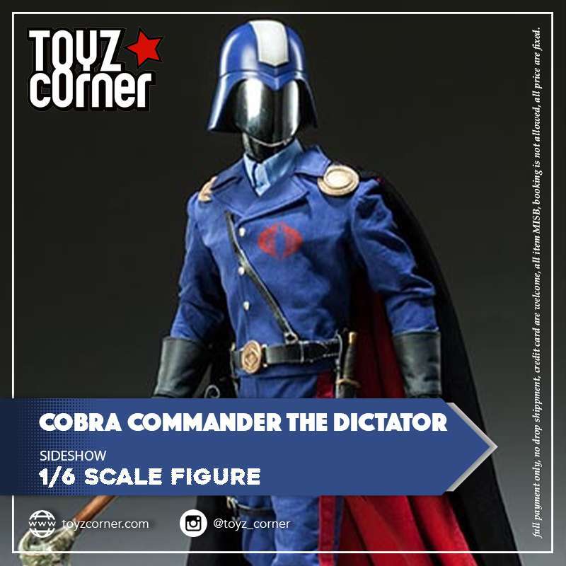Jual Sideshow 1/6 Scale Figure - G.I. Joe Cobra Commander The Dictator ...