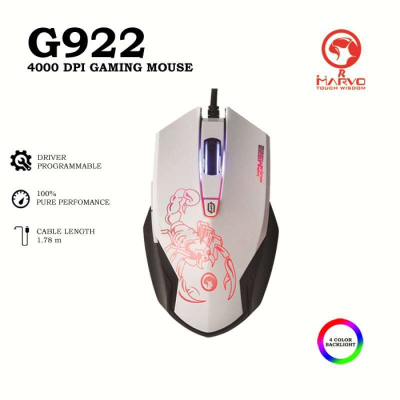 Promo Mouse Gaming G922 Backlighted Optical Mouse Diskon 25% Di Seller ...