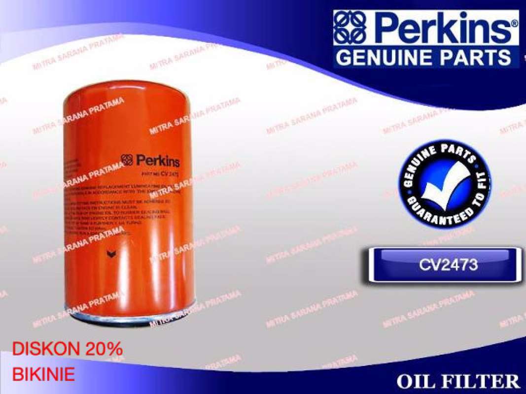 Promo Perkins Oil Filter CV2473 / Filter Oli Perkins CV2473 Diskon 1% ...
