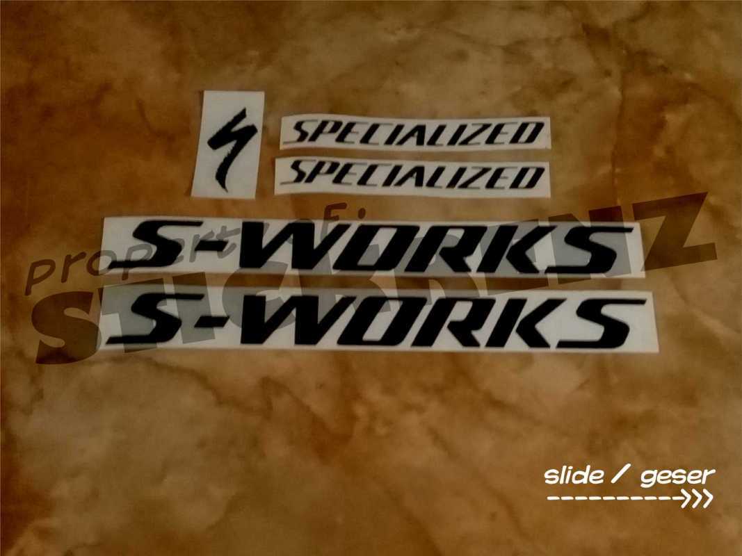 Jual Cutting Sticker Stiker Frame Sepeda Roadbike S-works 01 Custom Di ...