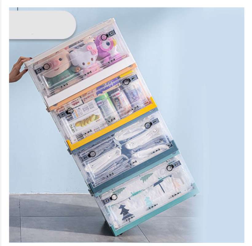 Jual Rak Storage Box Lipat Rak Penyimpanan Organizer Kotak Baju Tempat ...