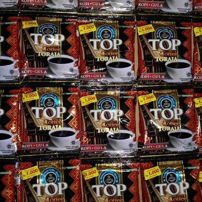 Jual Kopi TOP Coffee Toraja Kopi + Gula Sachet - 25 gr (Kemasan Renceng ...