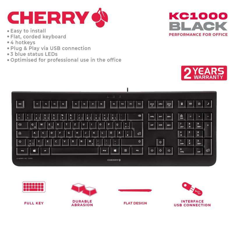 Jual Cherry Membrane Keyboard Slim - Kc1000 Di Seller Cherry Indonesia - Kapuk Muara, Kota ...