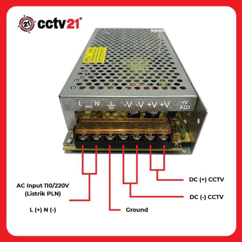 Jual Power Supplay / Adaptor Jaring Spc Output Dc12v 10a Ukuran 19cmx11cmx4cm Garansi 1th Harga ...