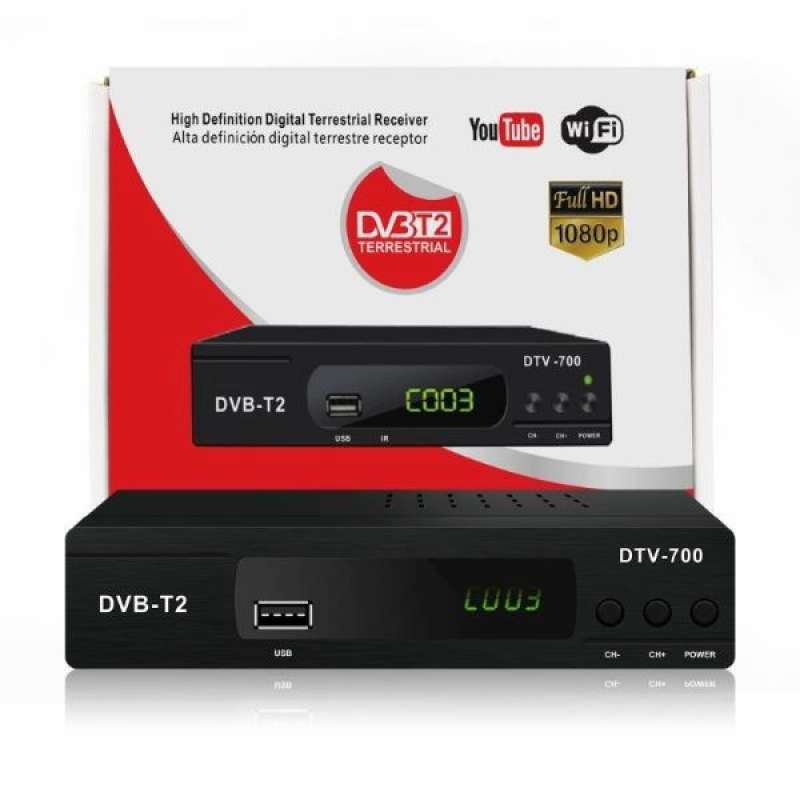 Jual TERRESTRIAL Receiver Digital TV Set Top Box Full HD STB DVB T2 ...