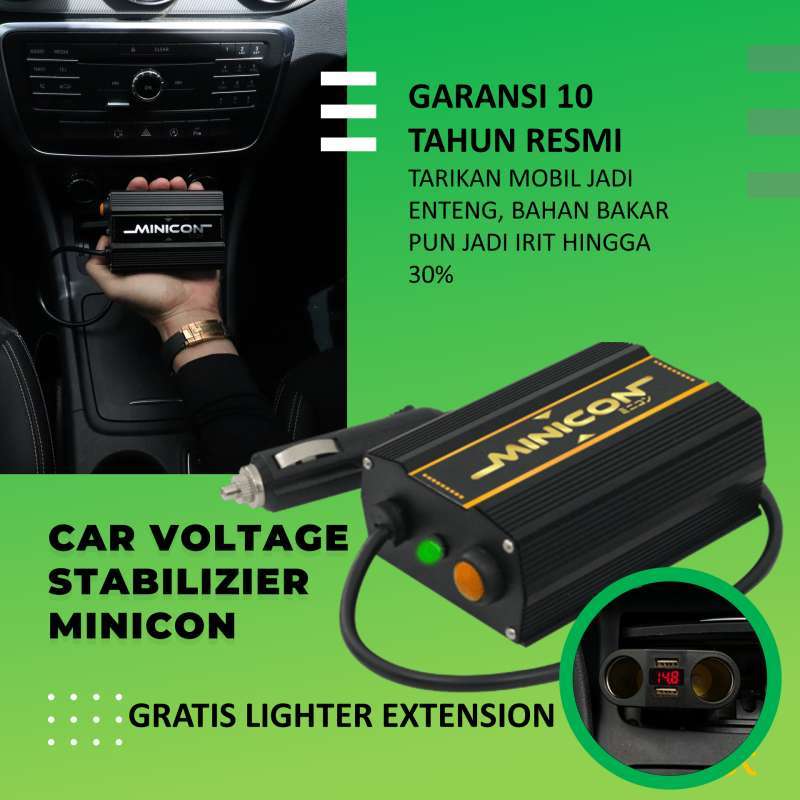 Jual Volt Stabilizer Aki Accu Penghemat Bahan Bakar Minicon Mobil Asli ...