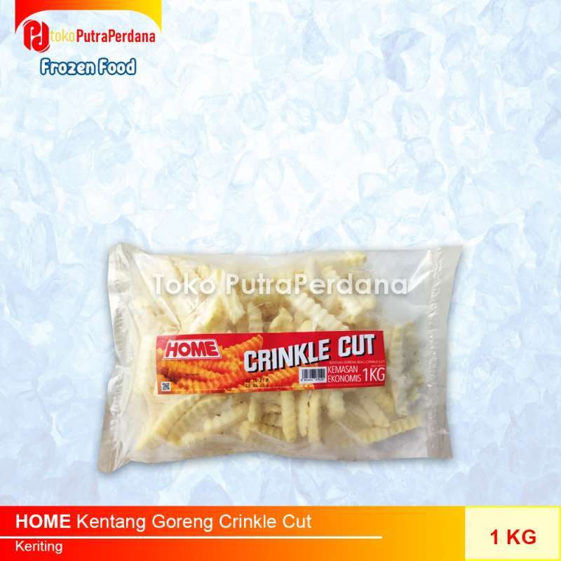 Jual HOME Kentang Goreng Crinkle Cut [1 Kg] di Seller Toko PutraPerdana ...