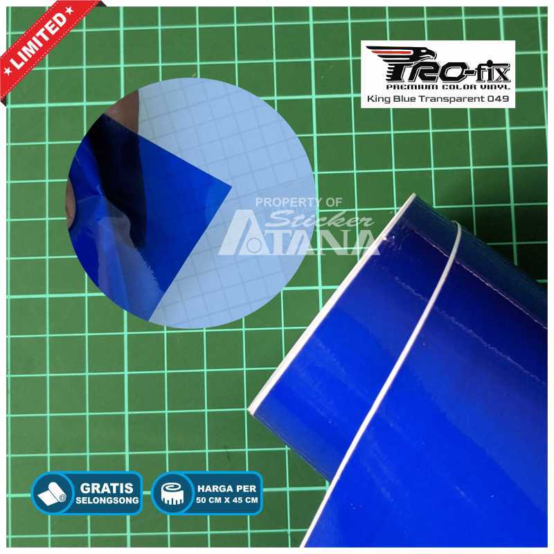 Promo Skotlet Biru Transparan Scotlet Hybrid Stiker Tembus Sticker ...