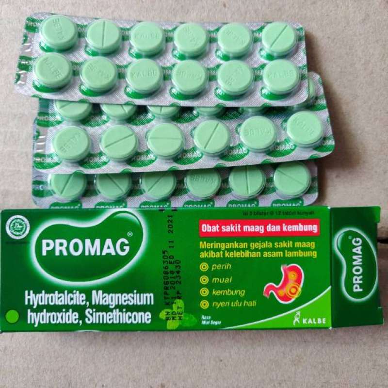 Jual Kalbe Promag Obat Maag Tablet [1 Box] [ Isi 3 Stip ] Di Seller ...