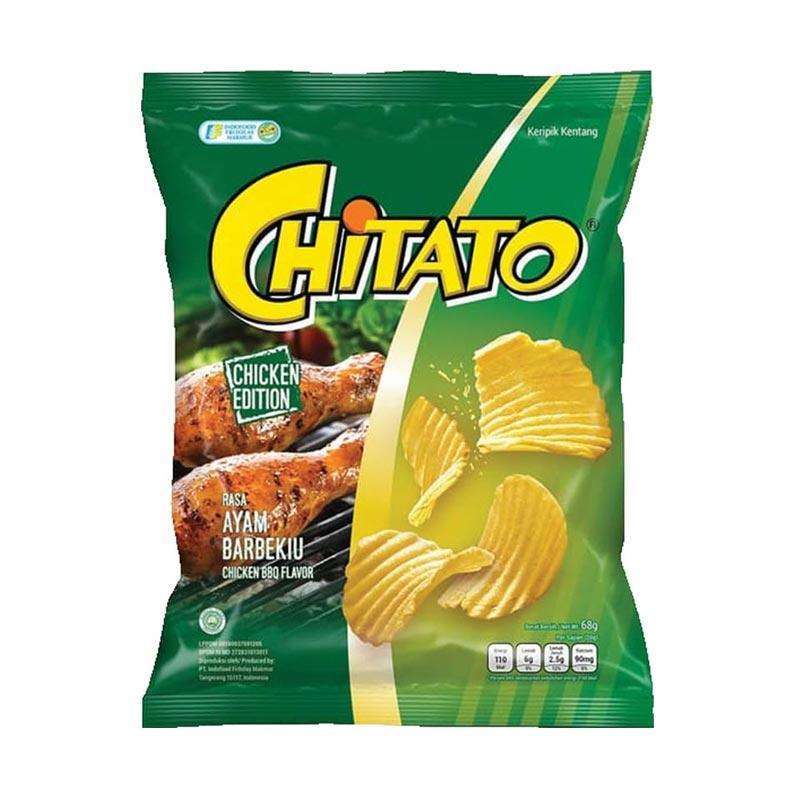 Jual Chitato Snack Potato Chips Ayam Barbeque [68 g] Halal di Seller ...