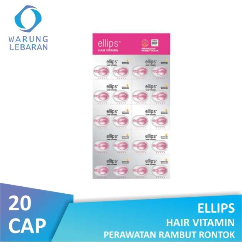 Jual Ellips Hair Vitamin Perawatan Rambut Rusak Mini Blister 20s Di ...