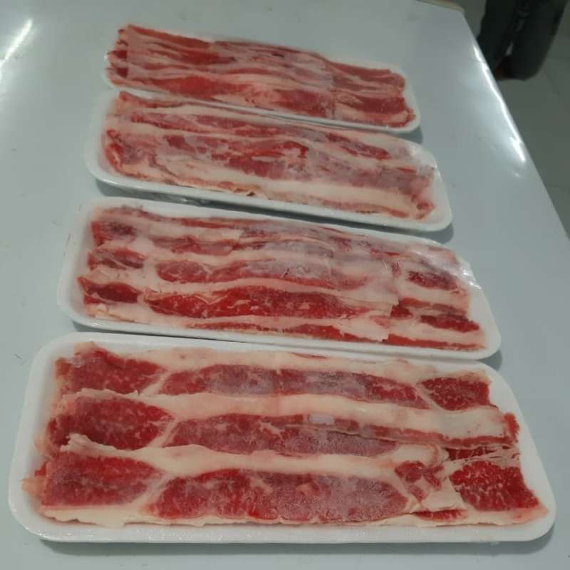 Promo US SLICE BEEF 1 KILO @ 250 GRAMAN HALAL HALAL HALAL Diskon 11% di ...