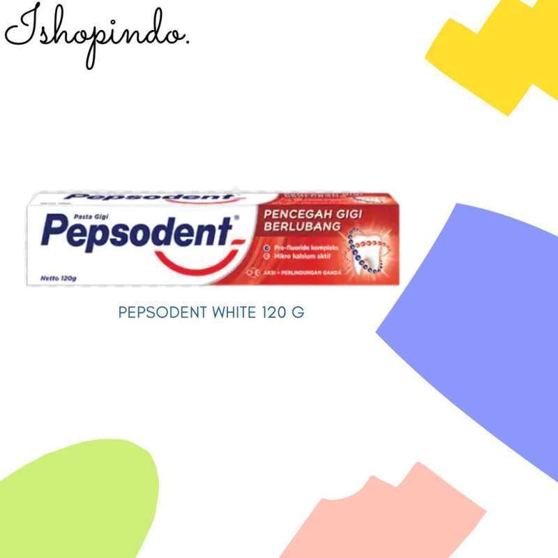 Jual PEPSODENT WHITE 120G di Seller Toko Fadhil@ - Medan Satria, Kota ...