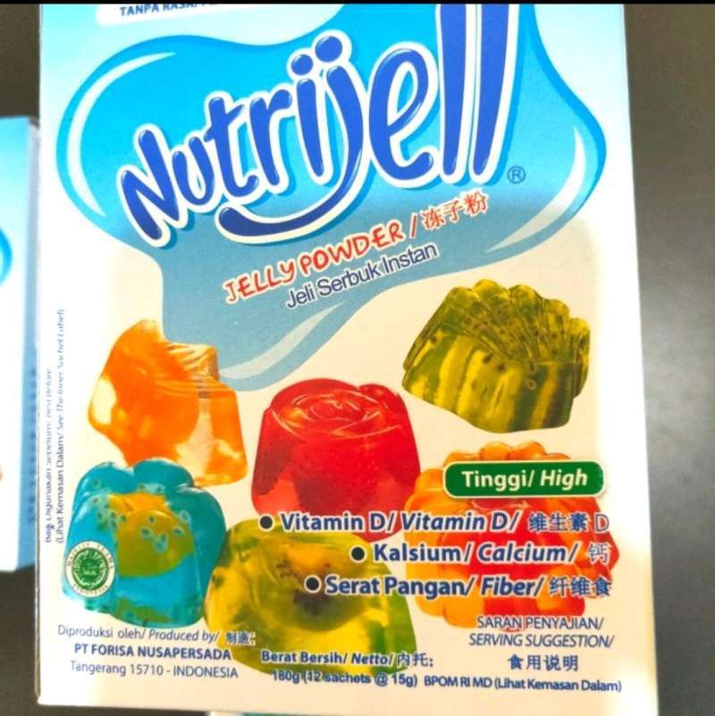 Promo Nutrijel Nutrijell Plain Putih 1 Box Diskon 4% Di Seller Sahabat ...