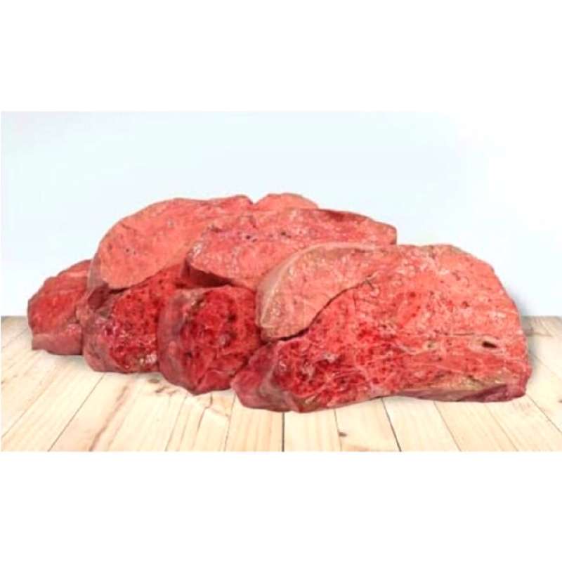 Jual Paru Sapi Lung Utuh 500gr Beef Lung Sudah Direbus Kering 500g di ...