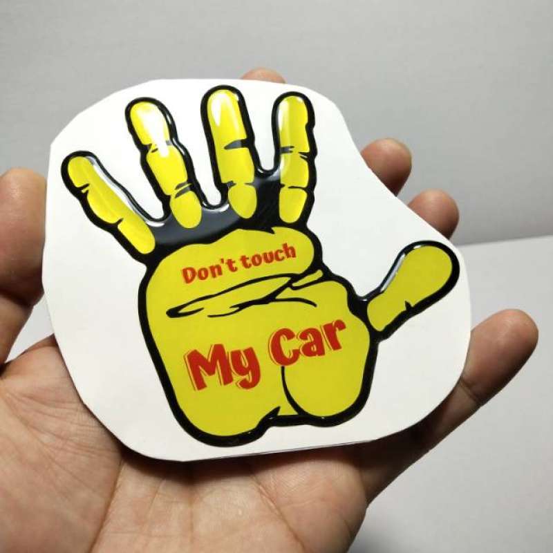 Jual Stiker Timbul 3d Stiker Dont Touch My Car Di Seller Watosu Store