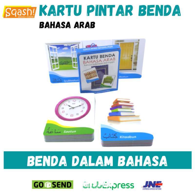 Jual FLASHCARD KARTU PINTAR BENDA BAHASA ARAB di Seller Sqash Edutoys ...