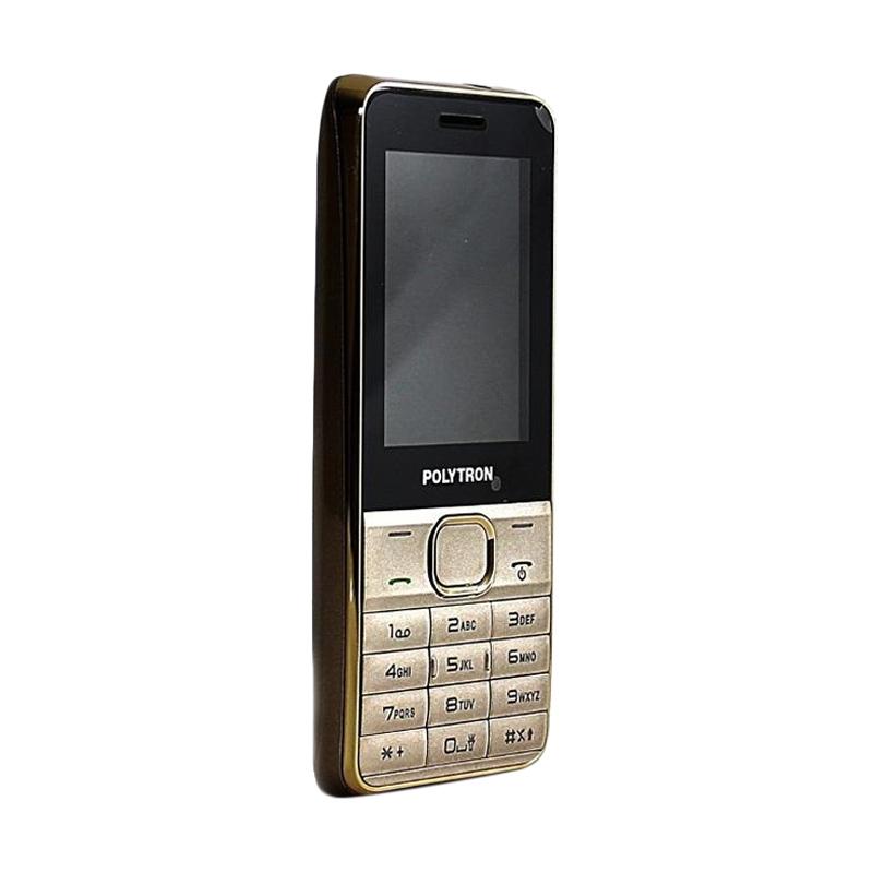 Promo POLYTRON C24E Handphone - Gold [Dual SIM/ Double Speaker/ Big ...