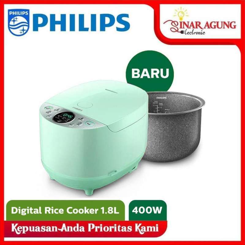 Jual PHILIPS DIGITAL RICE COOKER HD4515 / HD 4515 [1.8L][HIJAU] di ...