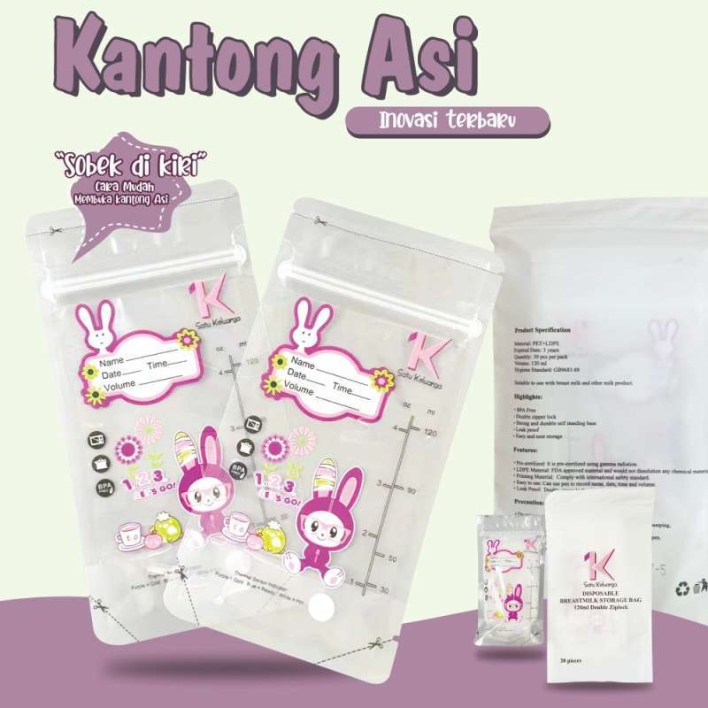 Promo OEM RB-C264 Kantong Asi 120ml Isi 30 dengan THERMAL SENSOR ...