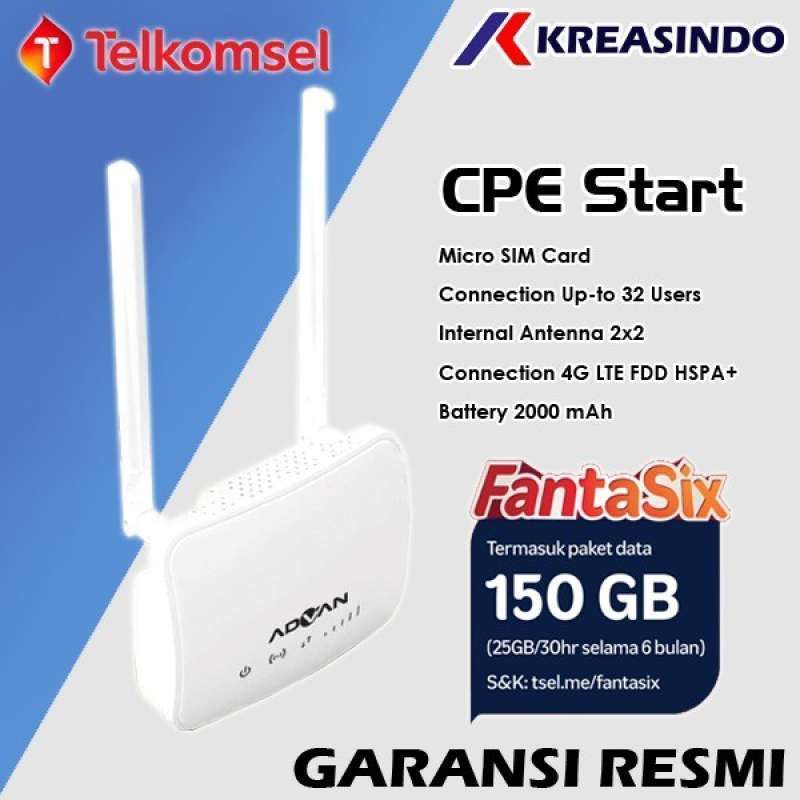 Jual Advan CPE Star Hybrid Router Modem 4G Wifi Telkomsel Orbit Free ...