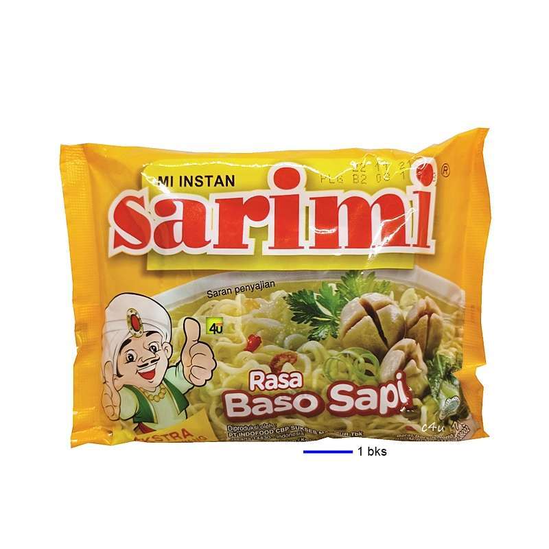 Jual SARIMI - Mie Instan REGULER Rasa BASO SAPI - 1 bungkus di Seller ...