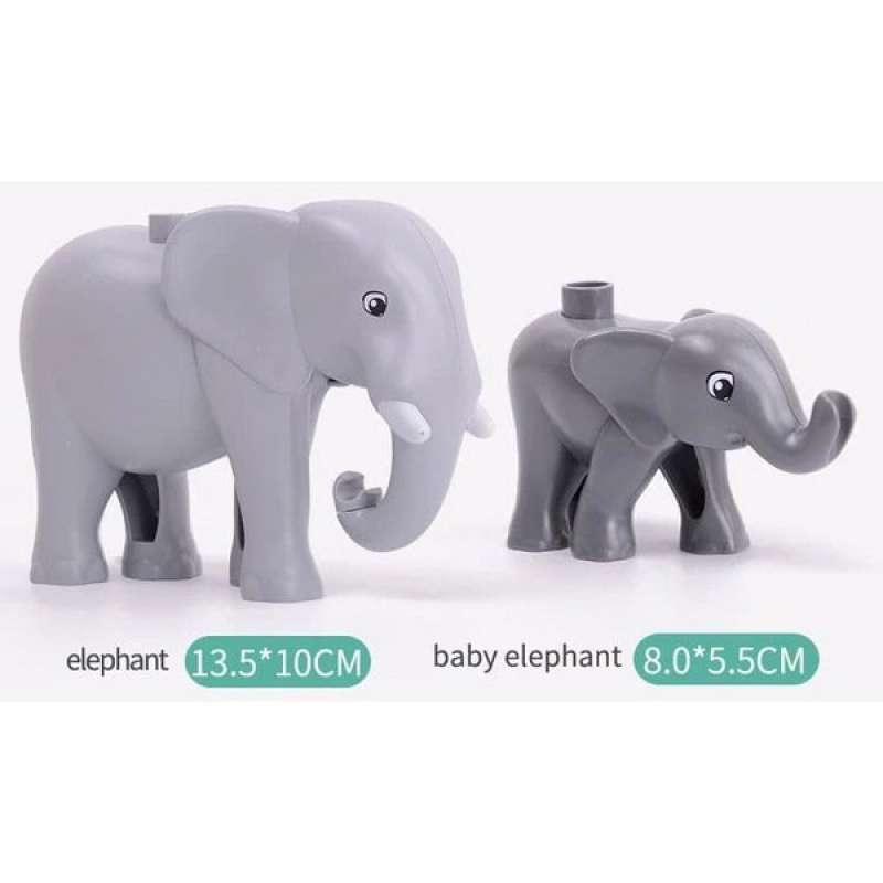 Jual Duplo Animal Gajah Elephant Binatang Hewan Lego Minifigure Brick ...
