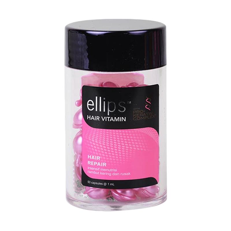 Jual Ellips Vr Keratin H.Repair Jar Hair Vitamin [50 Capsules/ 1 mL] di ...