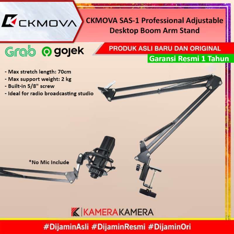 Jual Kamerakamera Ckmova Sas-1 Professional Adjustable Desktop Boom Arm Stand Di Seller ...