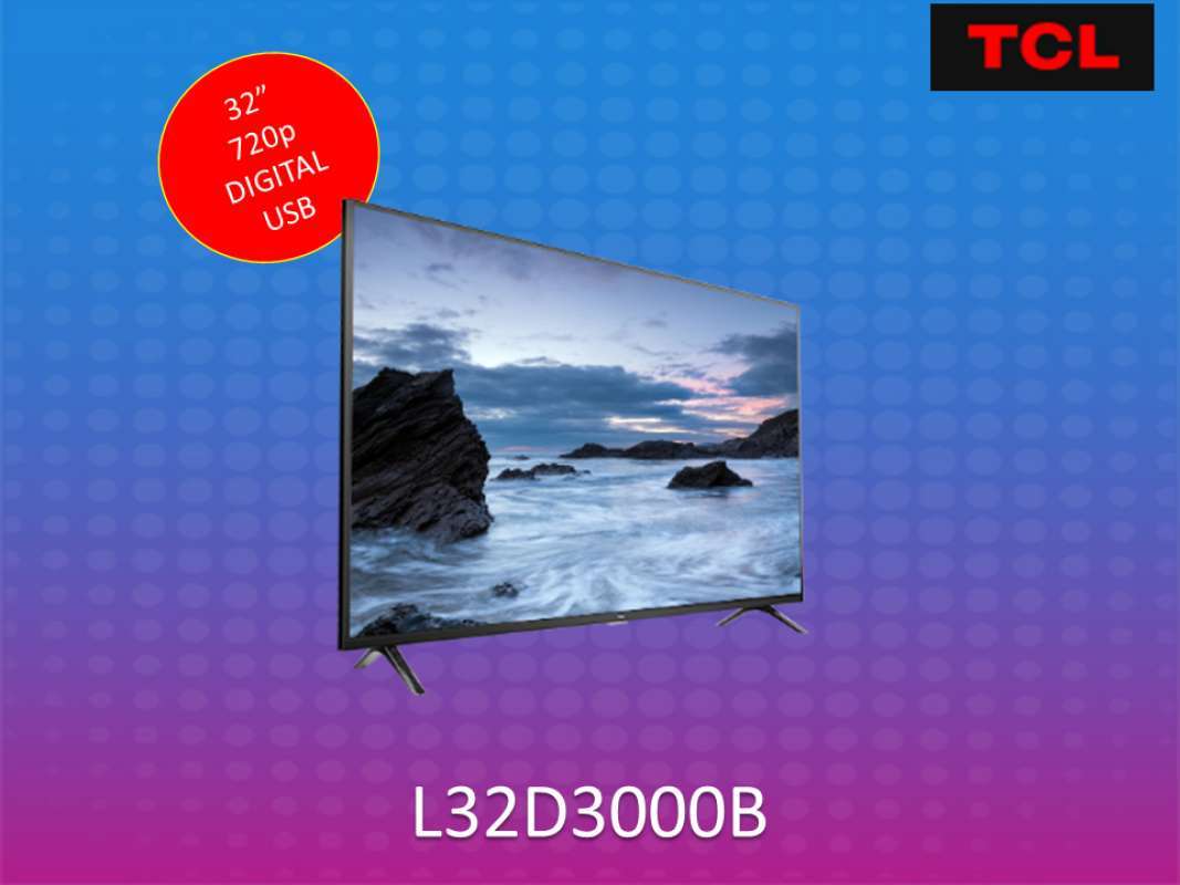 Jual Led Tv Tcl L32d3000b 32 Usb Hd Ready Digital Khusus Bandung Dan ...