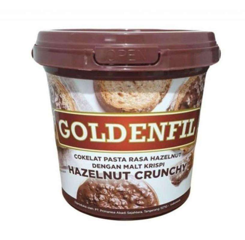 Jual Goldenfil Hazelnut Crunchy 1kg Selai Roti Goldenfil di Seller ...
