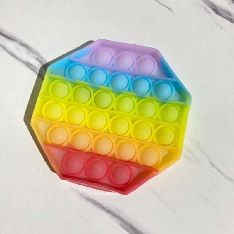 Jual POP IT GLOW IN THE DARK JELLY- rainbow its tik tok viral bubble ...