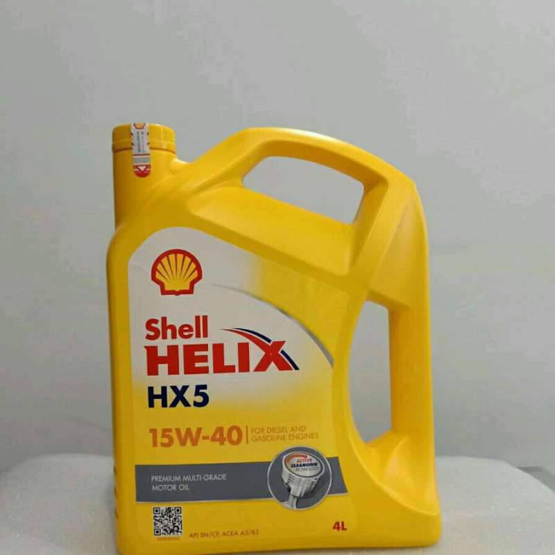 Jual Oli Shell Helix HX5 15W/40 Galon di Seller Butik Otomotif Mania ...