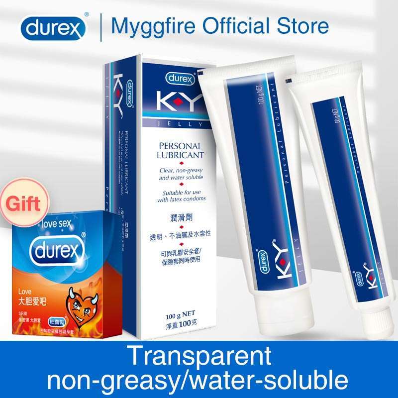 Jual Durex Ky Lubricant 50g 100g Water Based Relieve Dryness Body Oil