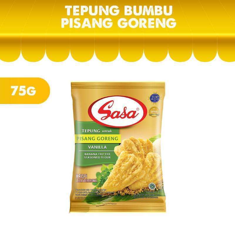 Jual Sasa tepung Pisang Goreng Vanila [75g X 10 Pcs] Di Seller Rama ...