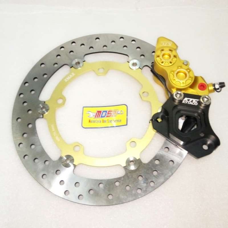 Jual Caliper KTC 4 Piston + Disc Brake KTC Full Floating Yamaha Xmax ...