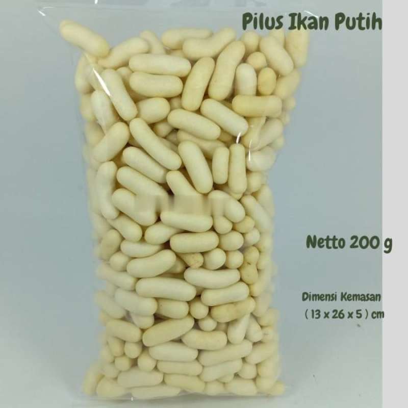 Jual Pilus Telur Kapsul Putih Rasa Ikan Bumbu Rujak Pedas Manis 200 g ...